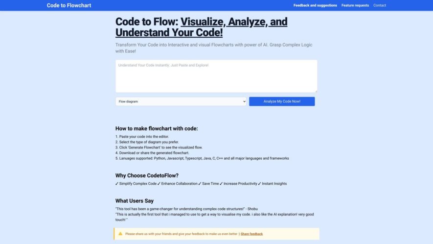 Code to Flowchart - Skillcurb