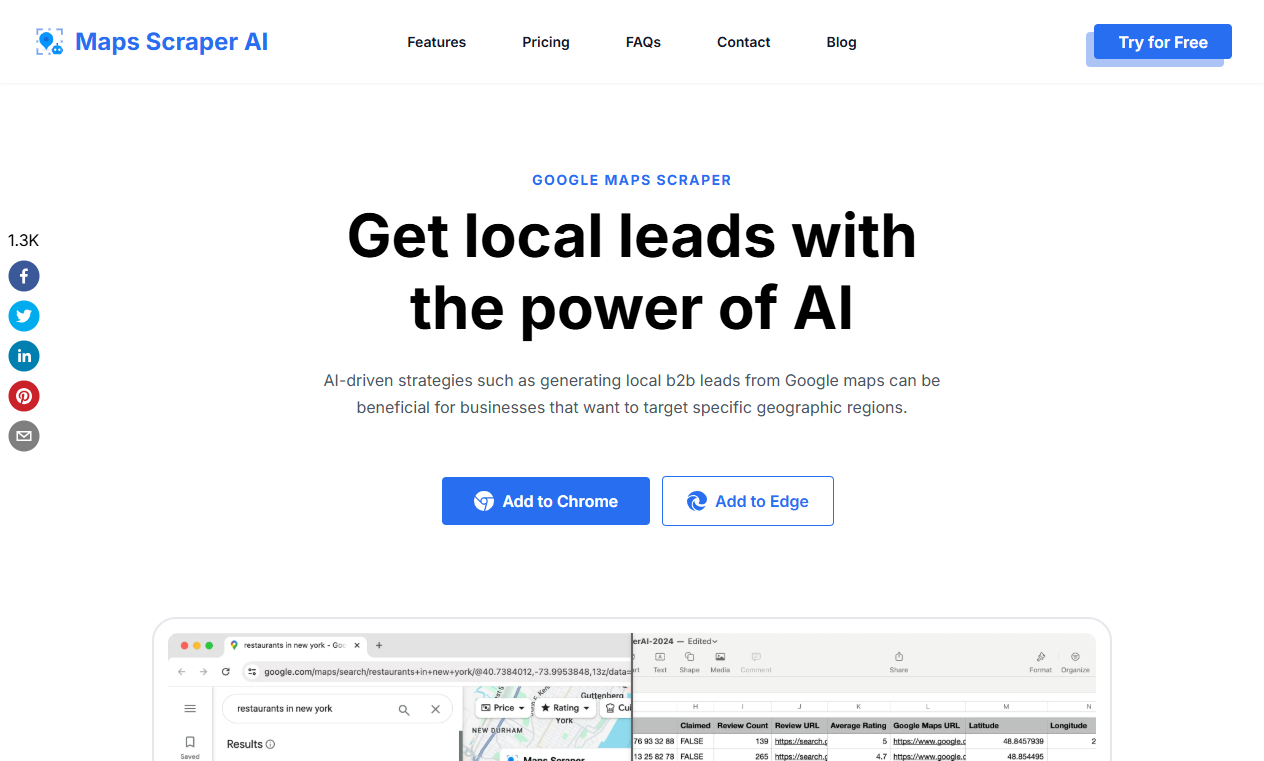 Maps Scraper AI - Skillcurb